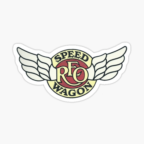 "Reo Speedwagon can't fight this feeling" Sticker for Sale by gundil86 ...