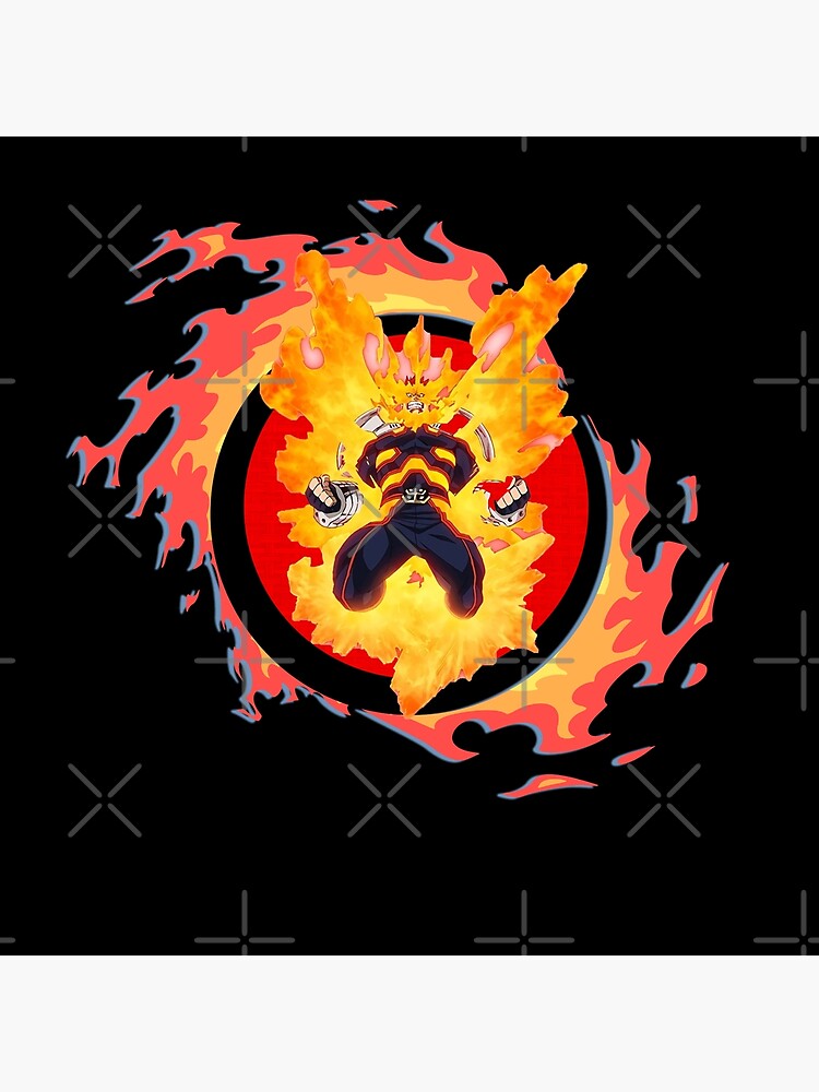 "Anime Style Flame Design | My Hero Academia | Endeavor" Art Print for ...