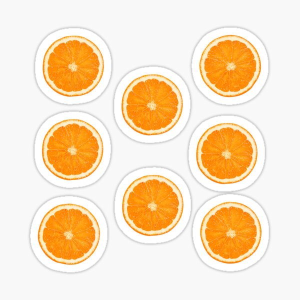 "orange sticker pack" Sticker for Sale by -linaa- | Redbubble