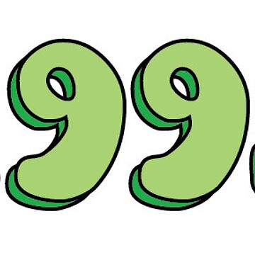 "Green 1995 Sticker" Sticker for Sale by morgan1205 | Redbubble
