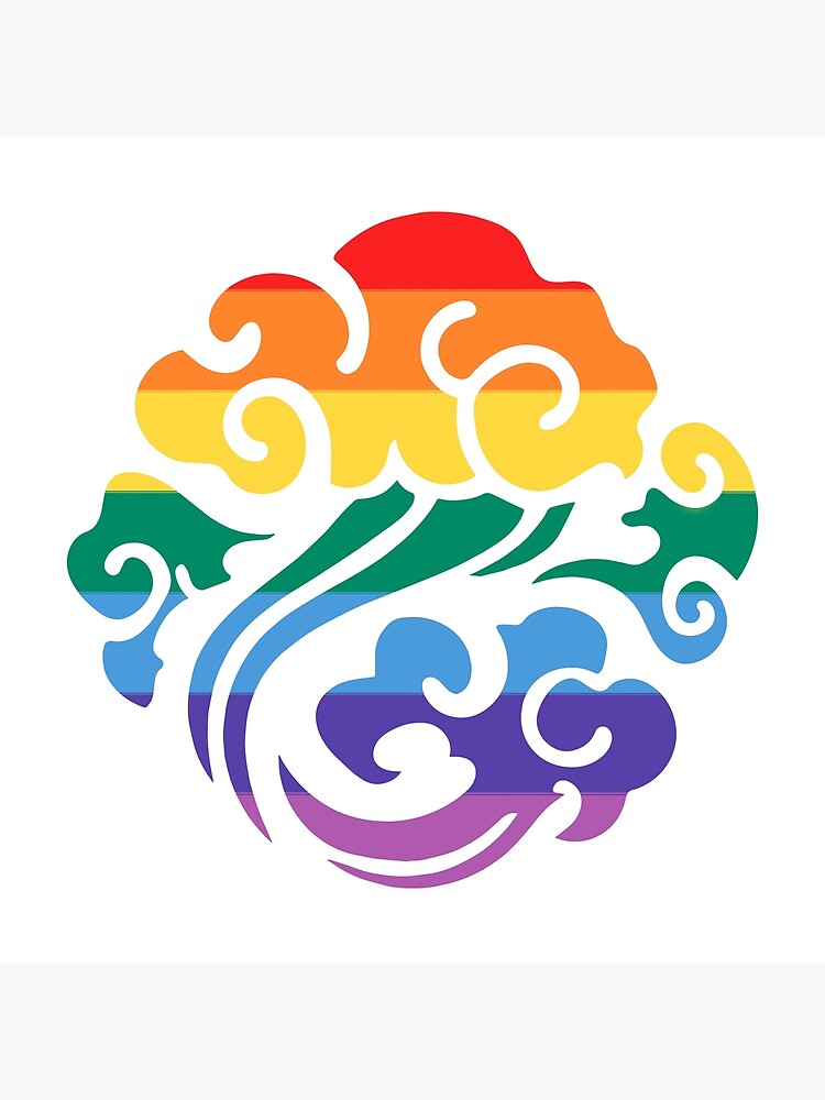 "Cloud Recess Pride Symbol - MDZS " Art Print for Sale by sort-of-sea ...