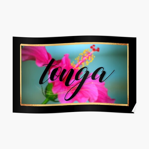 "Hibiscus Tonga" Poster for Sale by PolyMicroMela | Redbubble