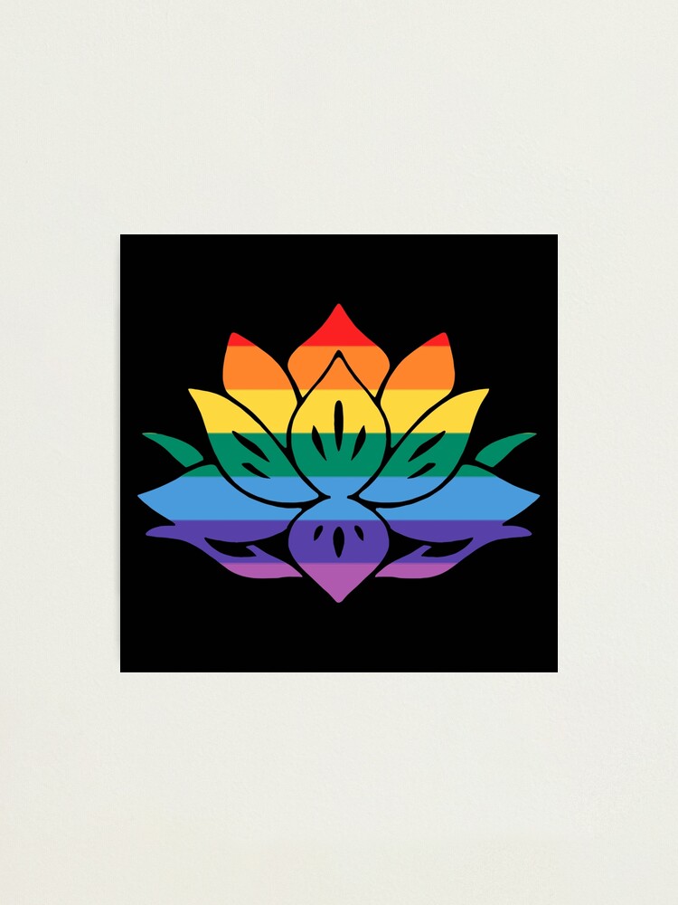 "Yunmeng Jiang Clan Lotus Pier Pride Symbol - MDZS (black)" Photographic Print for Sale by sort ...