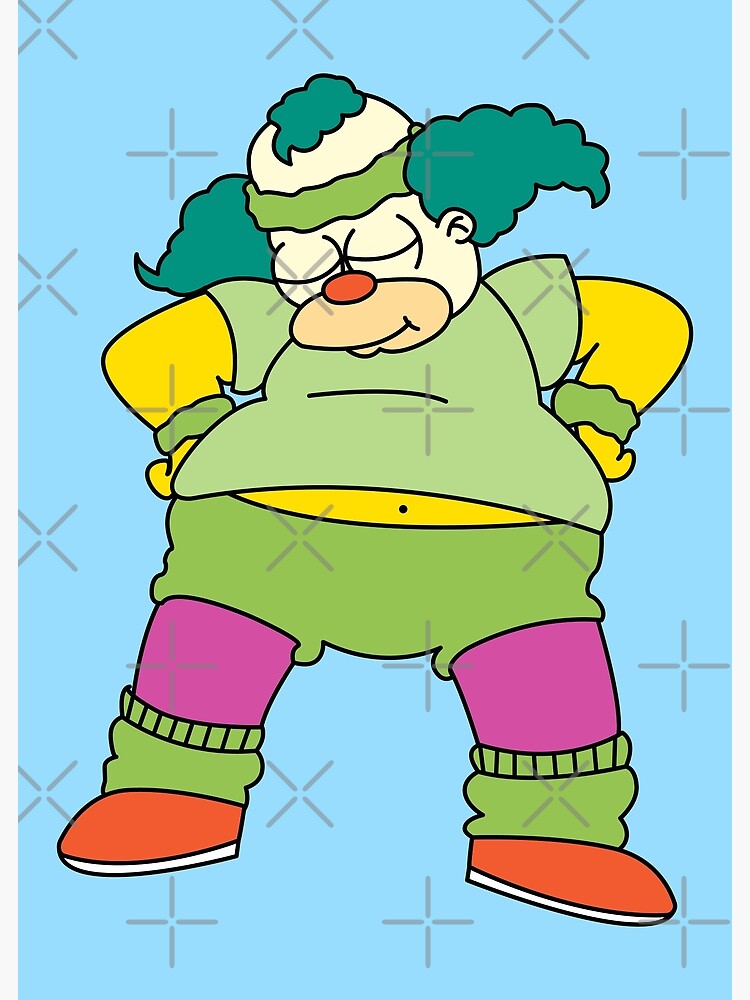"Krusty dancing" Poster for Sale by frangipanms | Redbubble