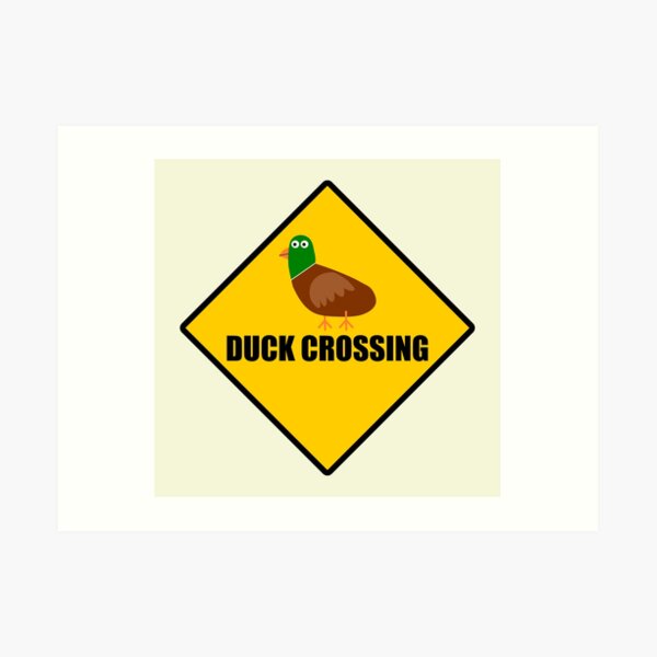 "Duck Crossing , Duck Xing , Funny Traffic Road Warning Sign , Animals ...