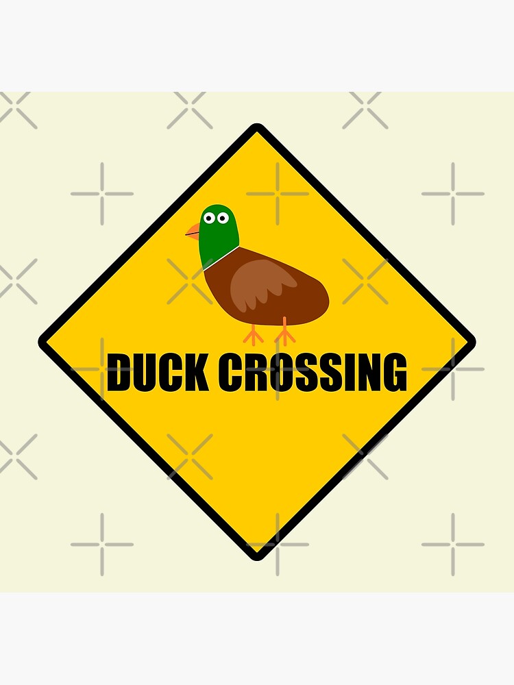 "Duck Crossing , Duck Xing , Funny Traffic Road Warning Sign , Animals ...