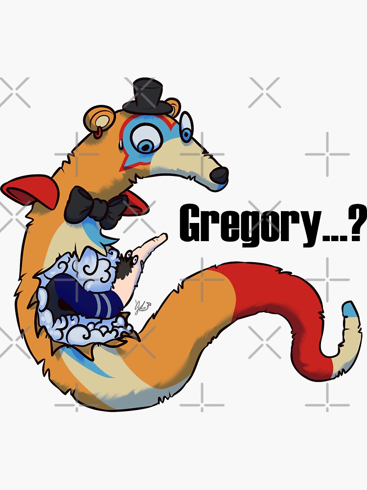 "Glamrock Freddy and Gregory Worm on a String" Sticker for Sale by Jay ...