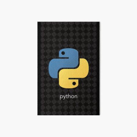 "Python logo" Art Board Print for Sale by Moodydesigns21 | Redbubble