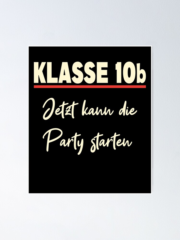 "Class 10b school trip" Poster for Sale by phys | Redbubble
