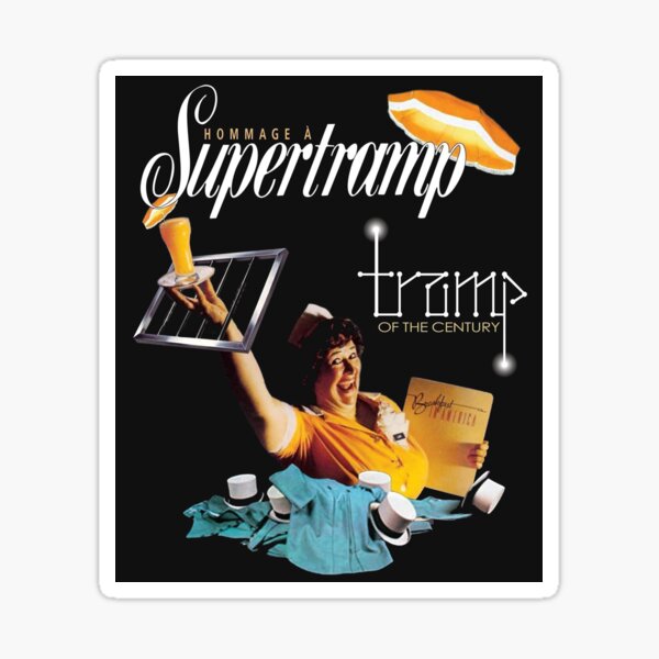 "Supertramp design - logo" Sticker for Sale by nhansberrykb | Redbubble