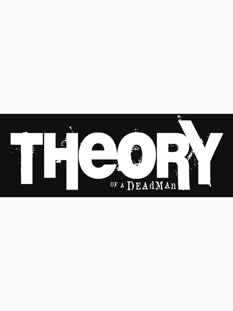 "Theory of a deadman" Sticker for Sale by fhellingskc | Redbubble