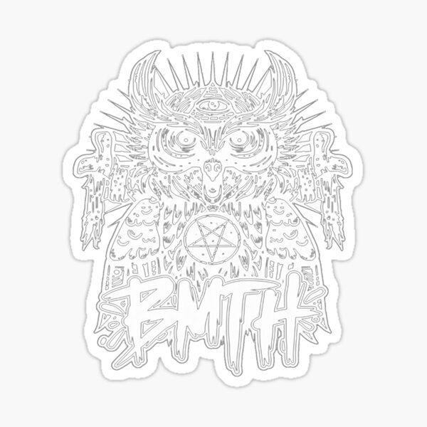 "the bmth dragon" Sticker for Sale by HeidiColon | Redbubble