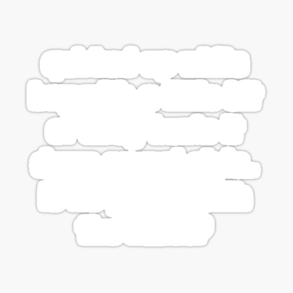 "Lucky Gift Quirked Up White Boy Goated Gift For Fans" Sticker for Sale ...