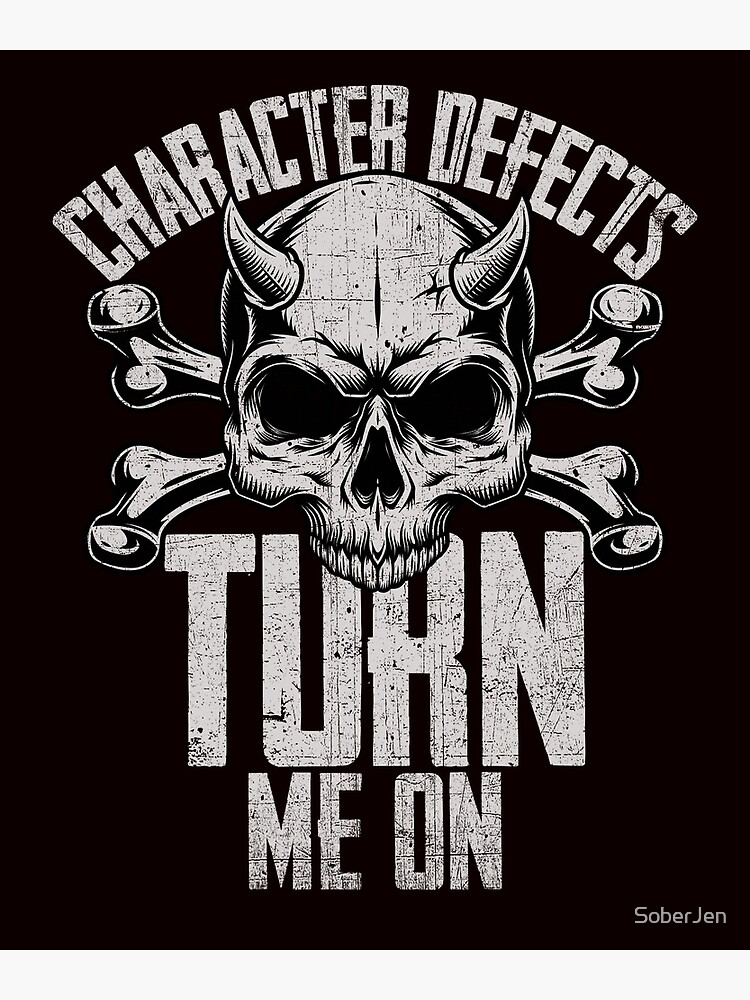 Póster «Los defectos de carácter me excitan - AA NA Recuperación de la ...