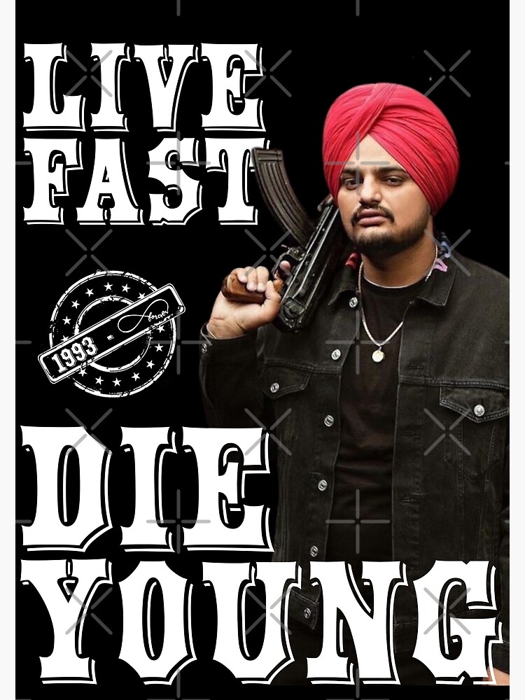 "sidhu moose wala sticker" Photographic Print for Sale by vpaints | Redbubble