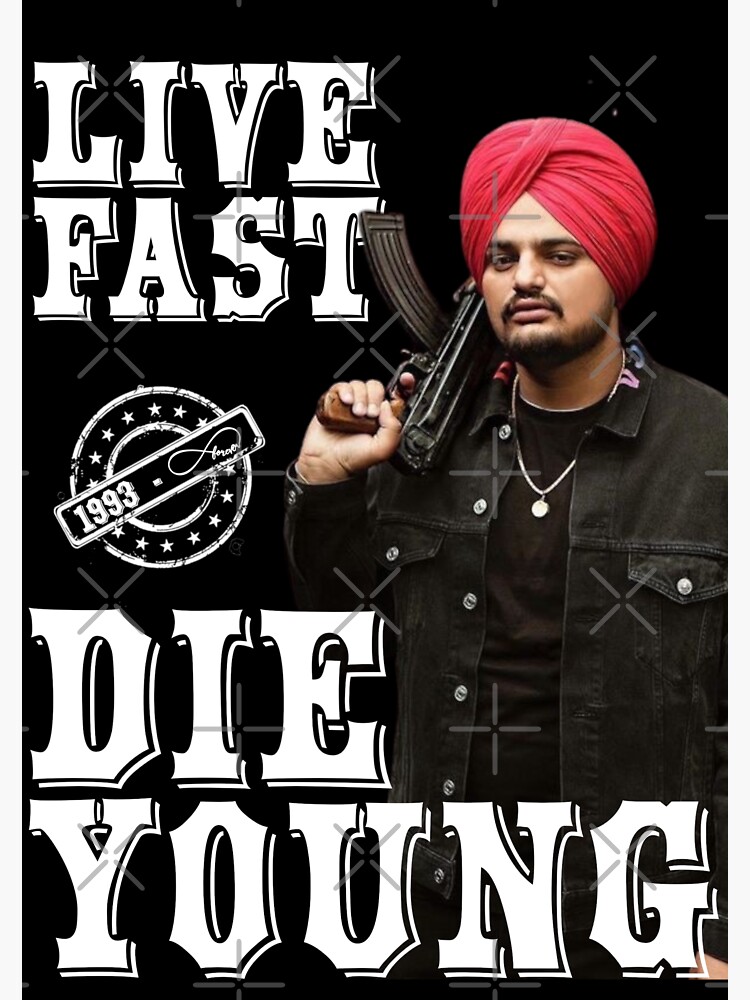 "sidhu moose wala sticker" Sticker by vpaints | Redbubble