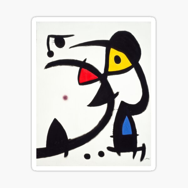 "joan miro" Sticker for Sale by itsmeart | Redbubble