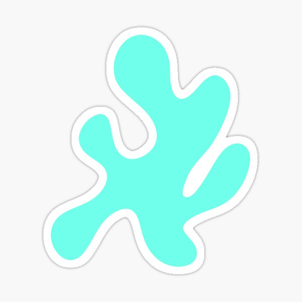 "Turquoise PAINT splat " Sticker for Sale by denisesuarez | Redbubble