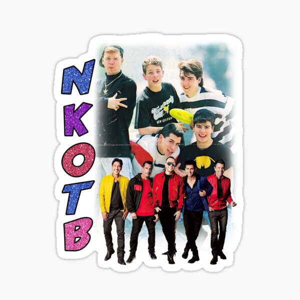 "NKOTB Happy" Sticker for Sale by MaxwellStroman | Redbubble