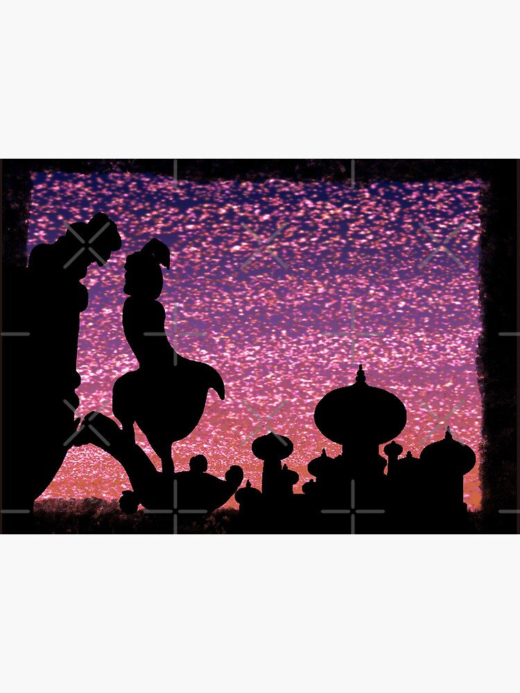 Aladdin And Jasmine Balcony Drawing