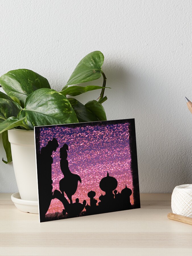 Aladdin And Jasmine Balcony Drawing