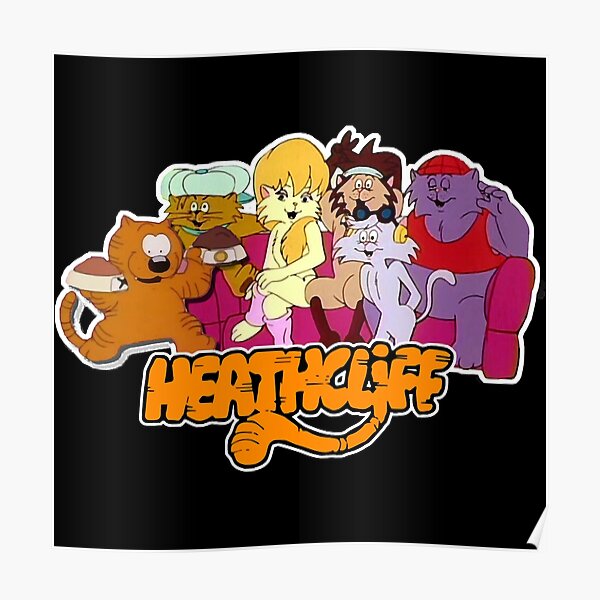 "Heathcliff and the Catillac Cats 80s Retro " Poster for Sale by ...