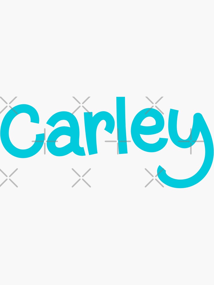 "Carley, Funny Cool Best color art" Sticker for Sale by artdragongift ...