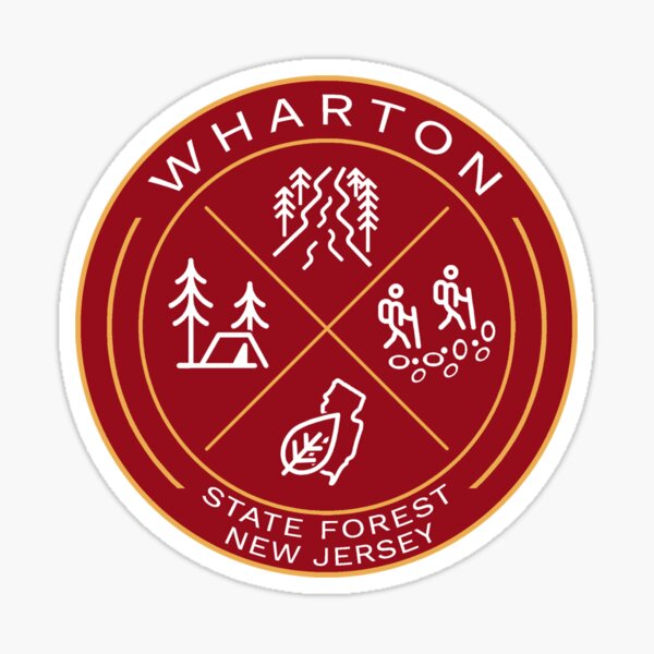 "Wharton State Forest Heraldic Logo Sticker" Sticker by ximenagene ...