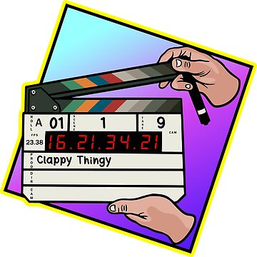 "Clappy Thingy" Sticker for Sale by MotionPictureP | Redbubble