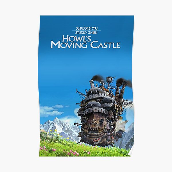 "Howl's Moving Castle Poster" Poster for Sale by charleensher | Redbubble