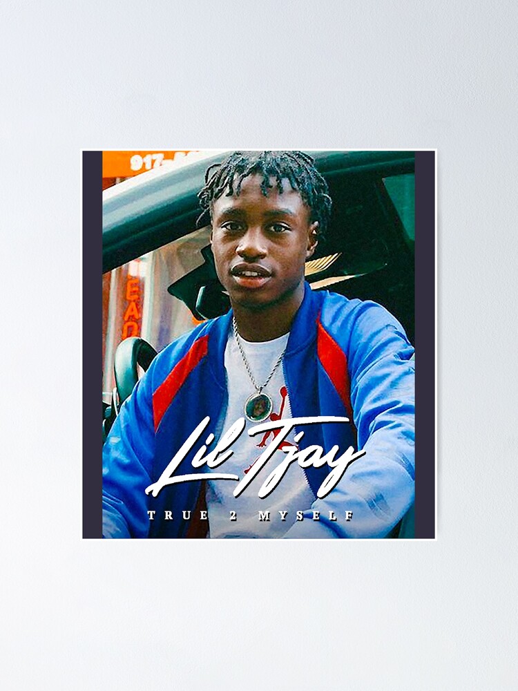 Music Vintage Retro Lil Tjay Concert Beautiful Model Twoya New Lil True 2 To Myself American