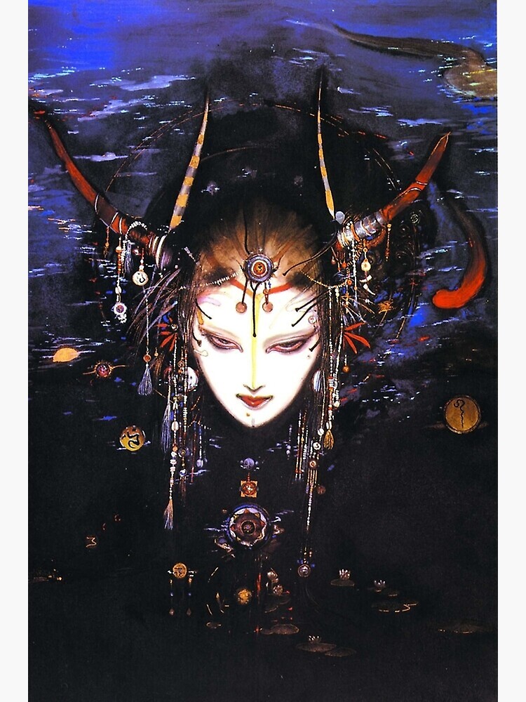 "yoshitaka amano character Poster" Art Print for Sale by charleensher ...