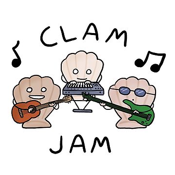 "Clam Jam" Art Board Print for Sale by ferret250 | Redbubble