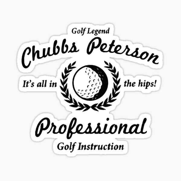 "Happy Gilmore Chubbs " Sticker for Sale by SkyeMutch | Redbubble