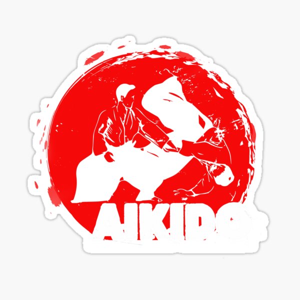 "Aikido Master Fighter Martial Arts Coach Fight Self Defense" Sticker ...