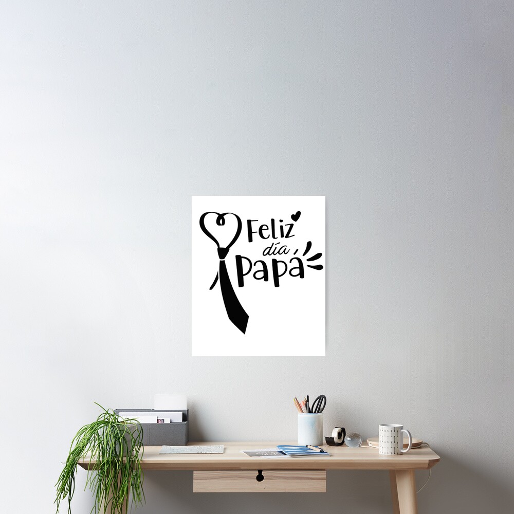Póster «Feliz Dia Padre, Feliz Dia Papa SVG, Feliz Dia Del Padre, Día ...