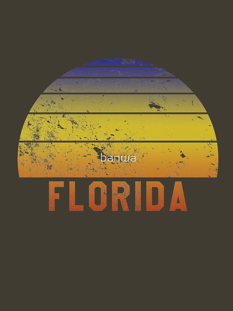"Florida Retro Vintage 70s Throwback" T-shirt for Sale by banwa ...