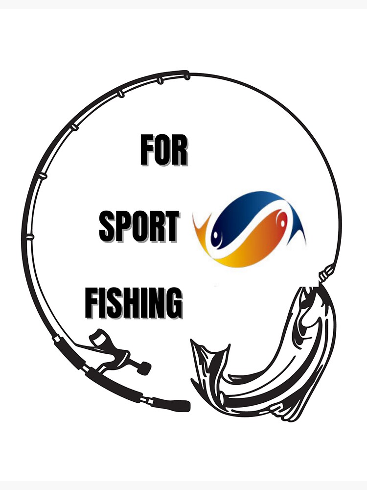 "Sport Fishing" Sticker for Sale by Ed1000 | Redbubble