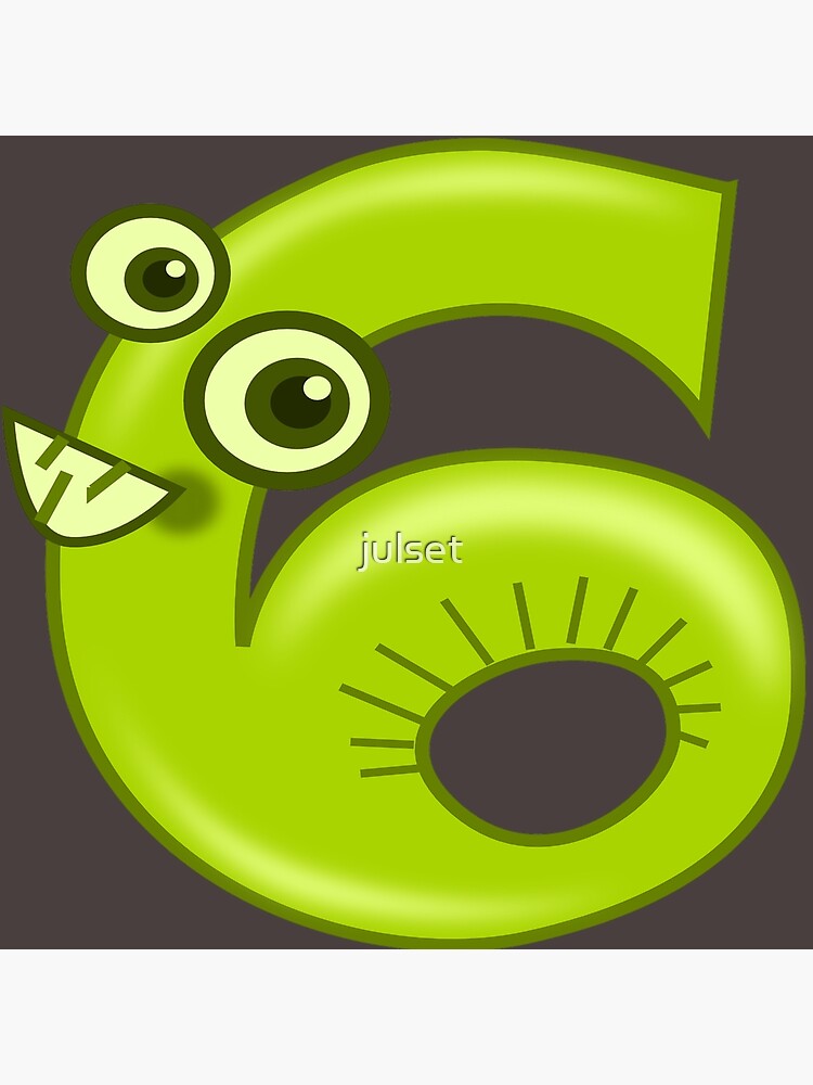 "Number Six" Poster for Sale by julset | Redbubble