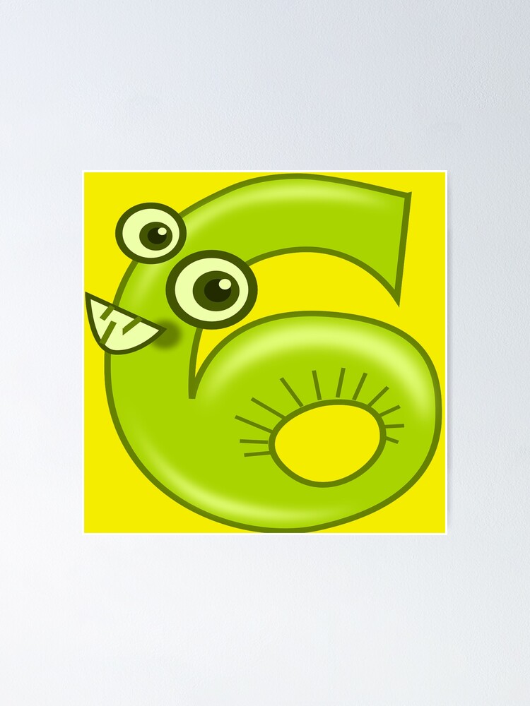 "Number Six" Poster for Sale by julset | Redbubble