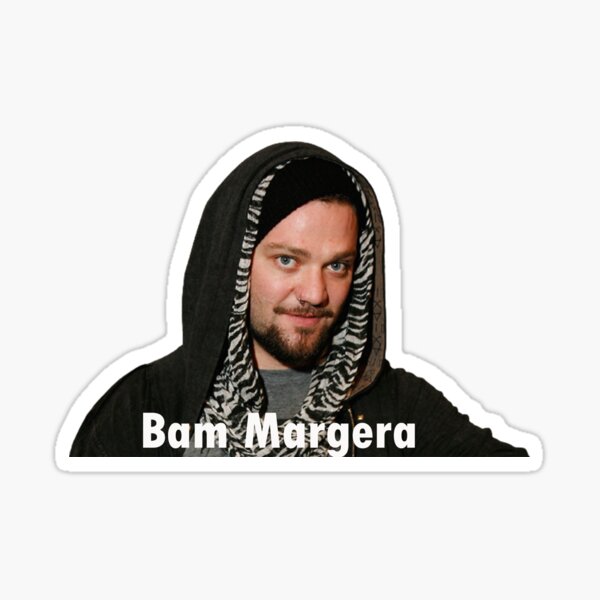 "Bam Margera skateboarder" Sticker for Sale by Fineart405 | Redbubble