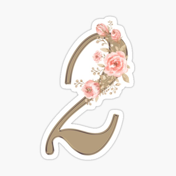 "Numerical Pink Flowers Number Two" Sticker for Sale by Levated | Redbubble