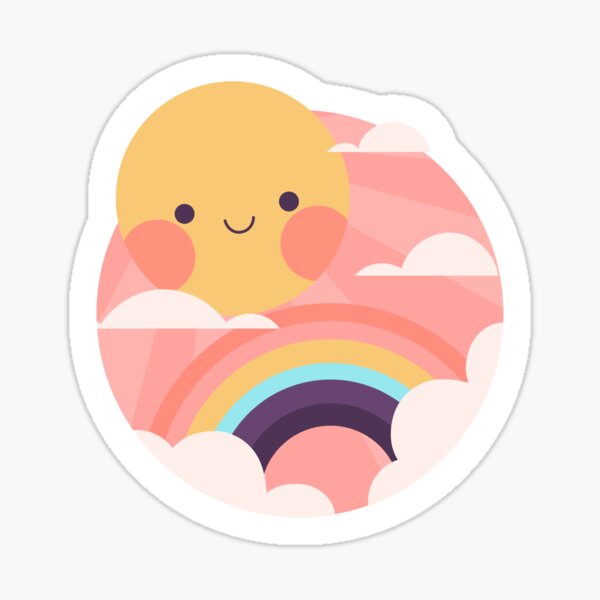 "Weather rainbow" Sticker for Sale by Caringinger24 | Redbubble