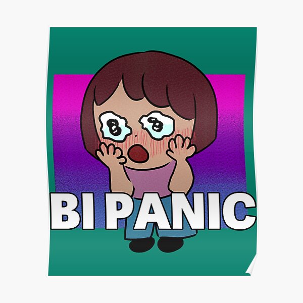 "BI PANIC BI PANIC BI PANIC (3)" Poster for Sale by ArconaCO | Redbubble