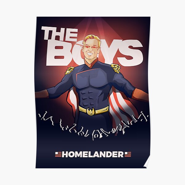 "Homelander Light" Poster for Sale by DayanaLockman | Redbubble
