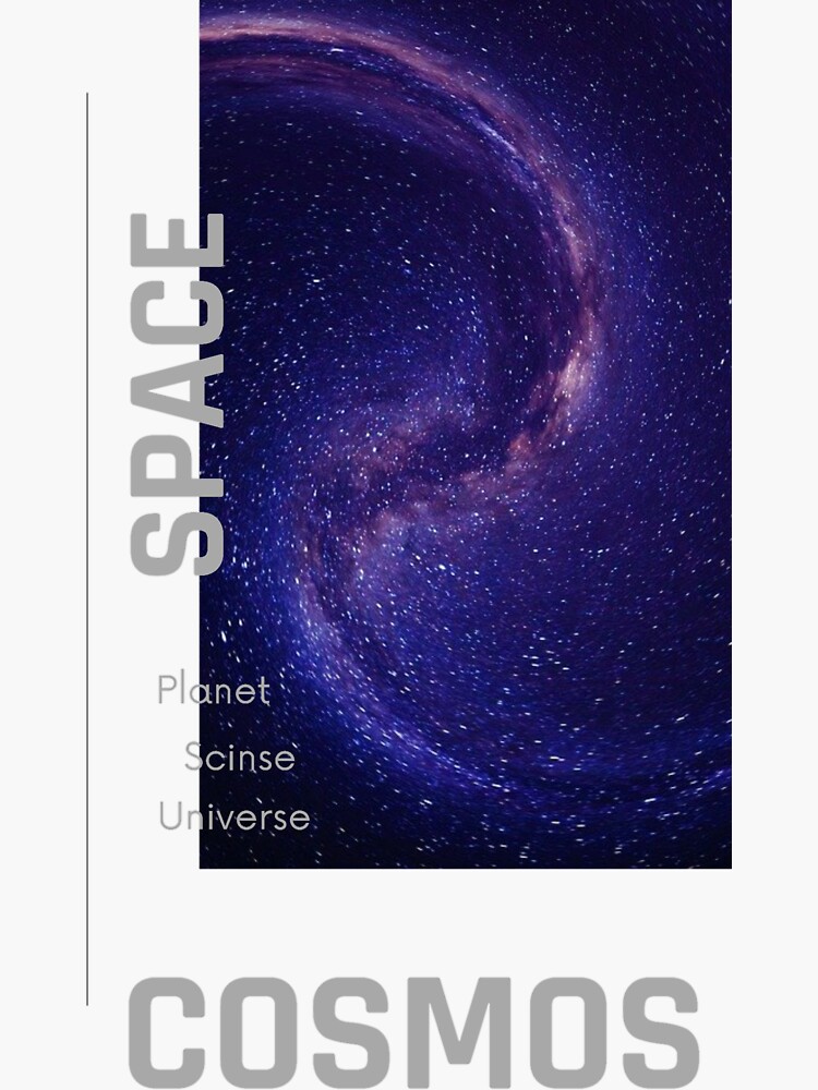 "Cosmos" Sticker for Sale by Mahmutbey1 | Redbubble
