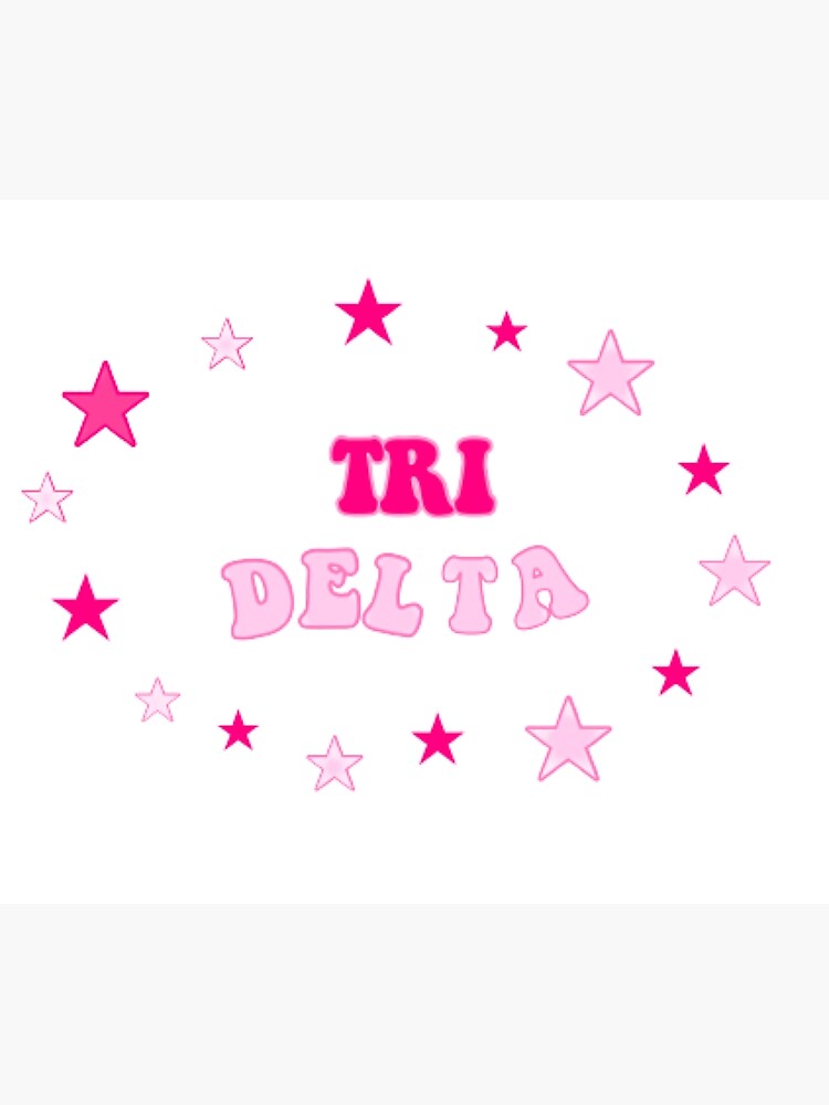 "TRI DELTA AESTHETIC PREPPY SORORITY RUSH COLLEGE UNIVERSITY GIFT PINK ...