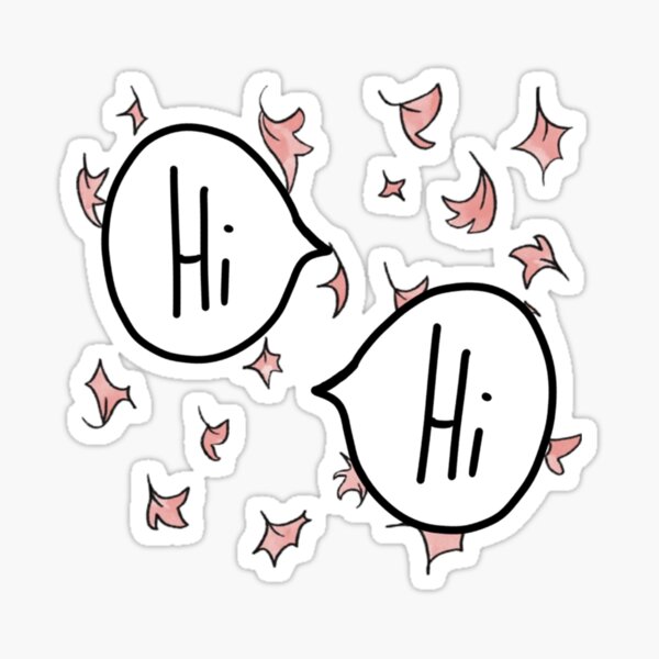"heartstopper hi " Sticker for Sale by ArconaCO | Redbubble