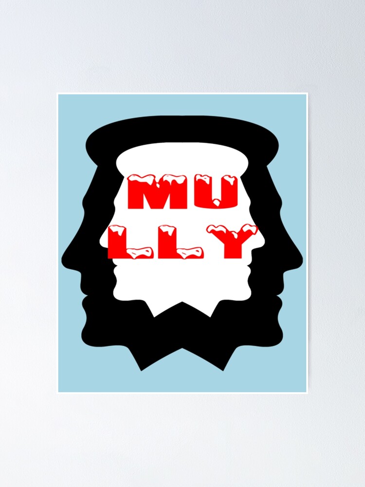 "Mully.Design dessine Mully rouge.main Mully " Poster for Sale by ...