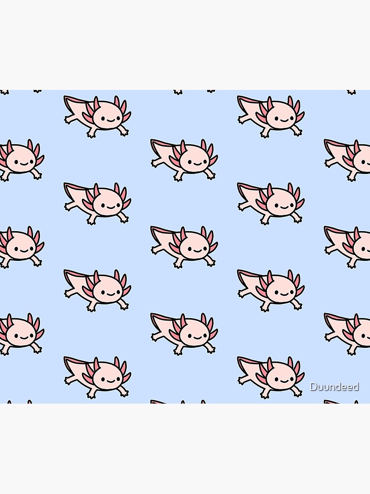 "Cute Pink Minecraft Axolotl, Axolotl Drawing, Floating Pink Axolotl ...